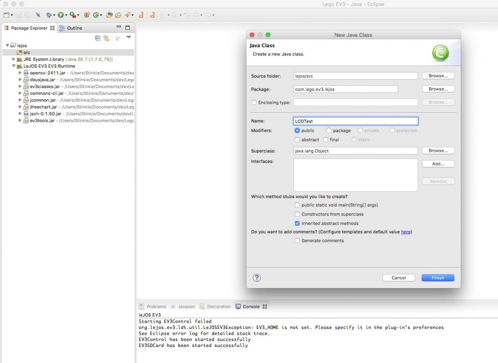 Eclipse und leJOS – Programming and Fun
