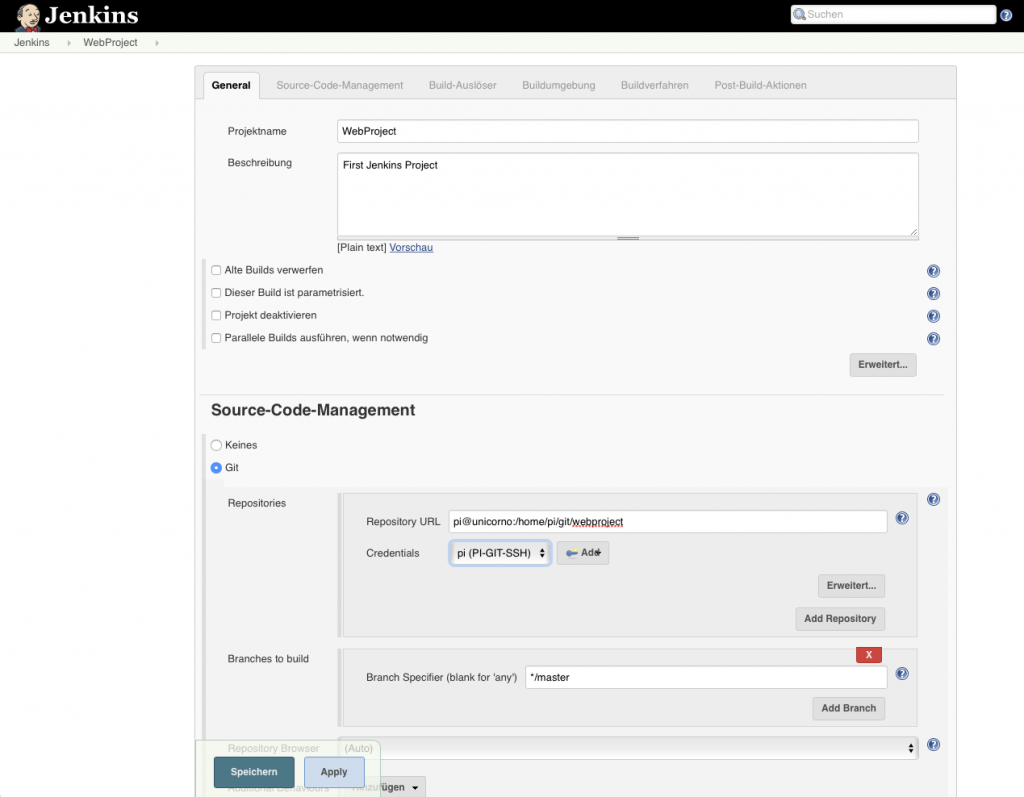 Erster Jenkins Build-Job – Programming and Fun