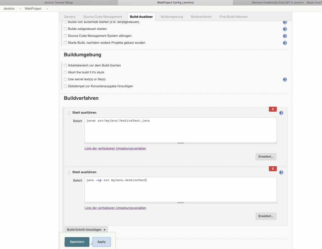 Erster Jenkins Build-Job – Programming and Fun